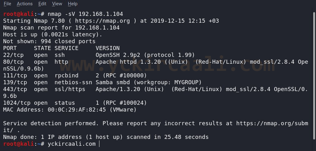 Kioptrix: Level 1 Vulnhub Walkthrough - Yücel Can Kircaali