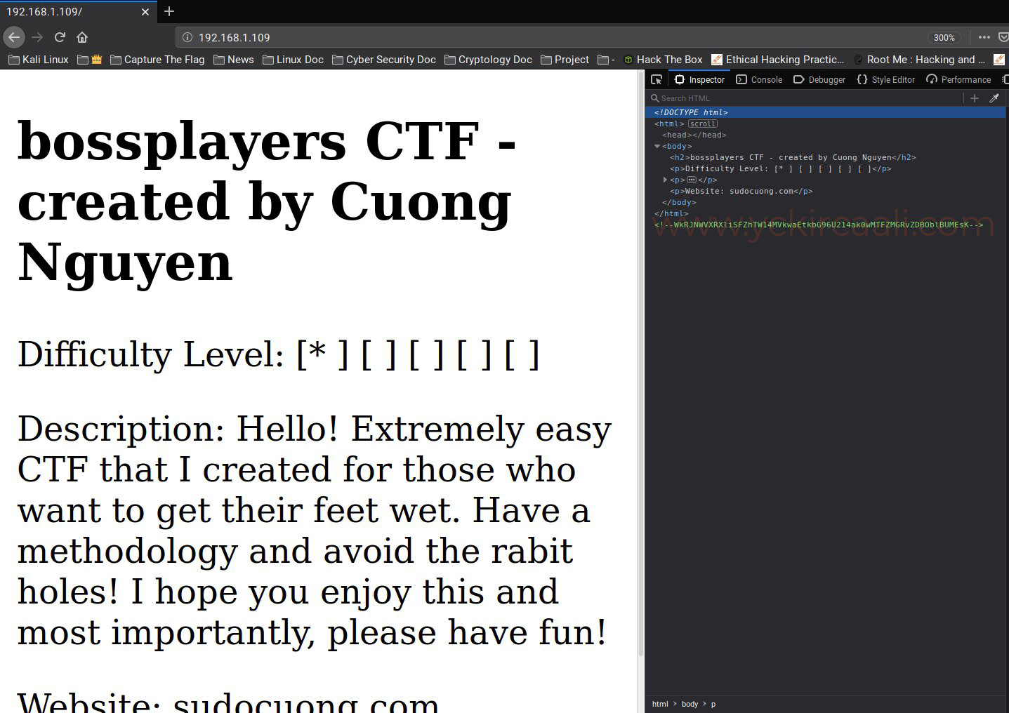 bossplayersCTF: 1 Vulnhub Walkthrough - Yücel Can Kircaali
